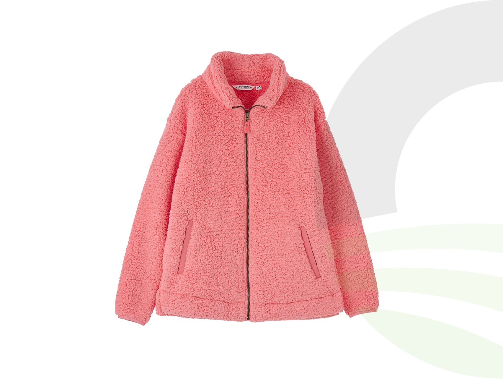 Lighthouse Seashell Fleece Coral 18